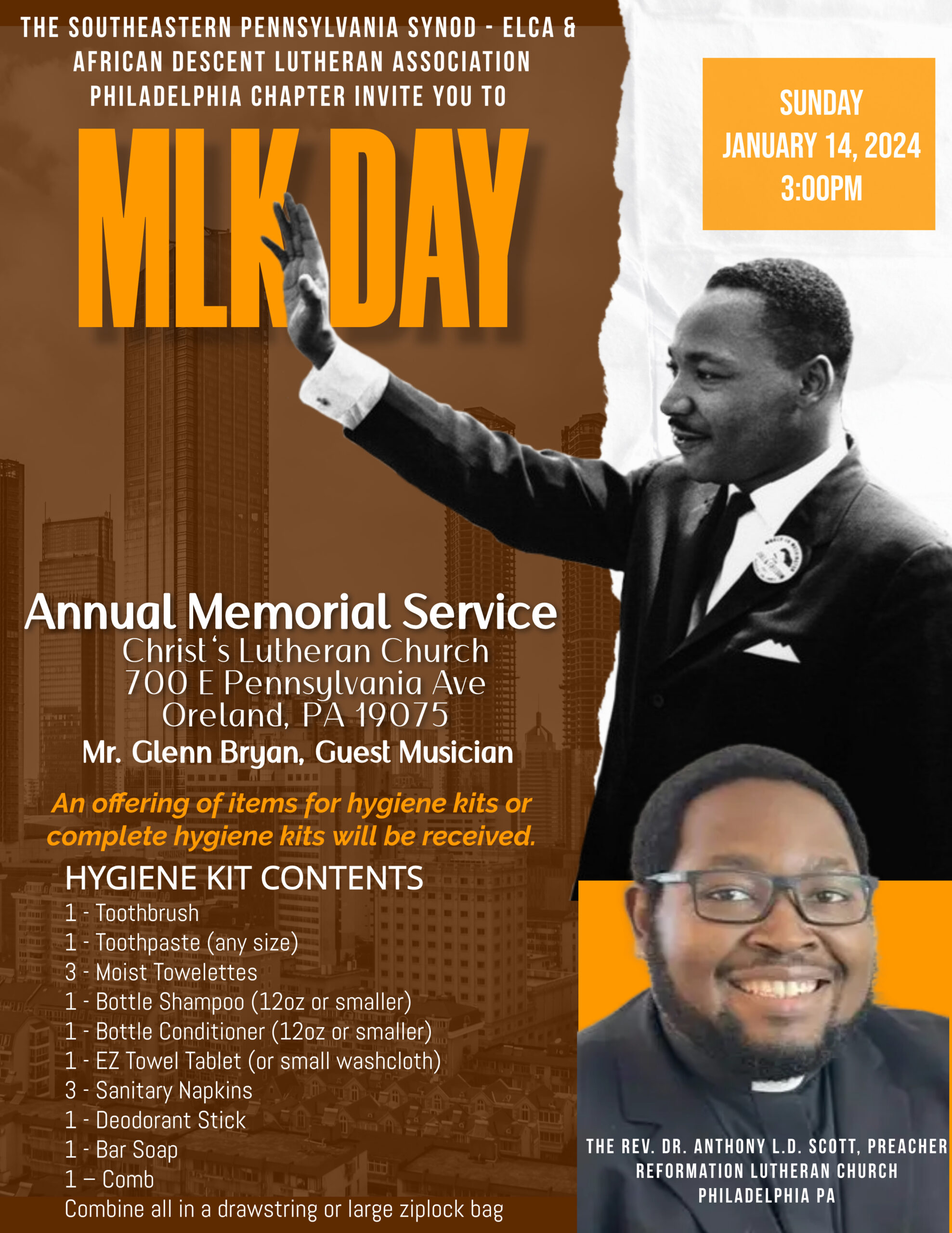 MinistryLinkRev. Dr. Martin Luther King Jr. Worship Service